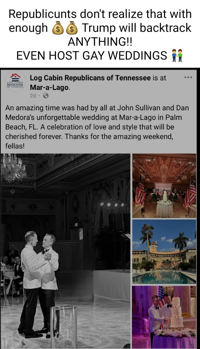 Republicunts don't realize that with enough Trump will backtrack ...