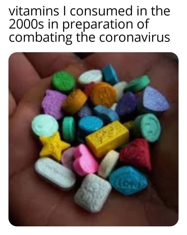 Vitamins I consumed in the 2000s in preparation of combating the ...