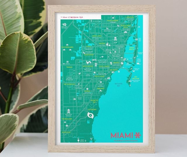 I once typed some snarky captions into a map of Miami. It went viral ...
