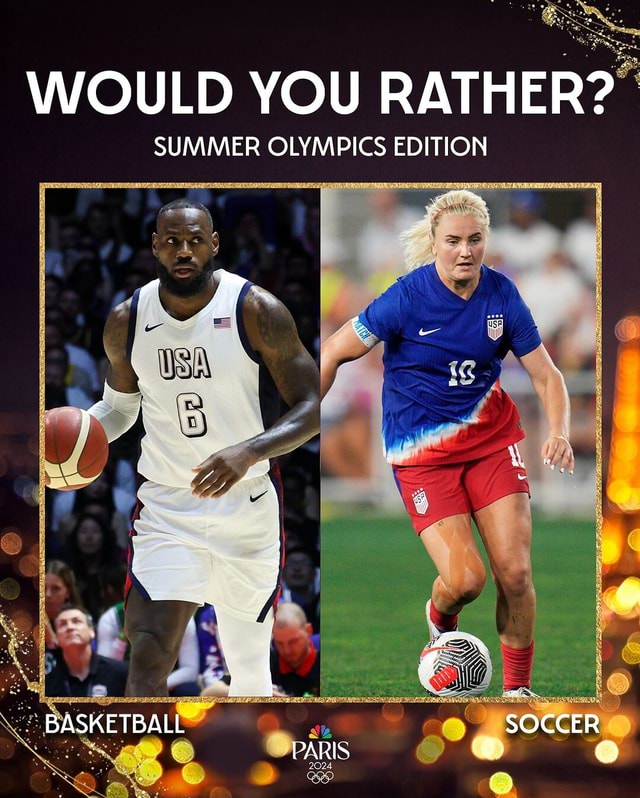Which sport would you rather compete in at the 2024 #ParisOlympics? 🤔 ...
