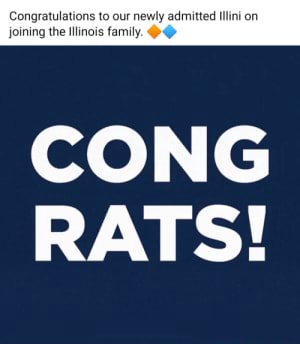 Congratulations to our newly admitted Illini on joining the Illinois ...