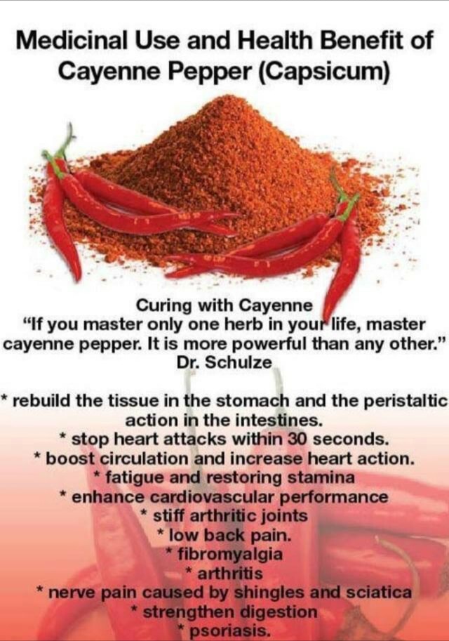 Medicinal Use and Health Benefit of Cayenne Pepper (Capsicum) Curing ...