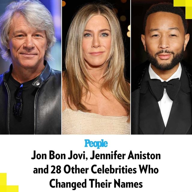 Celebrities from Jon Bon Jovi to John Legend are some of the most well ...