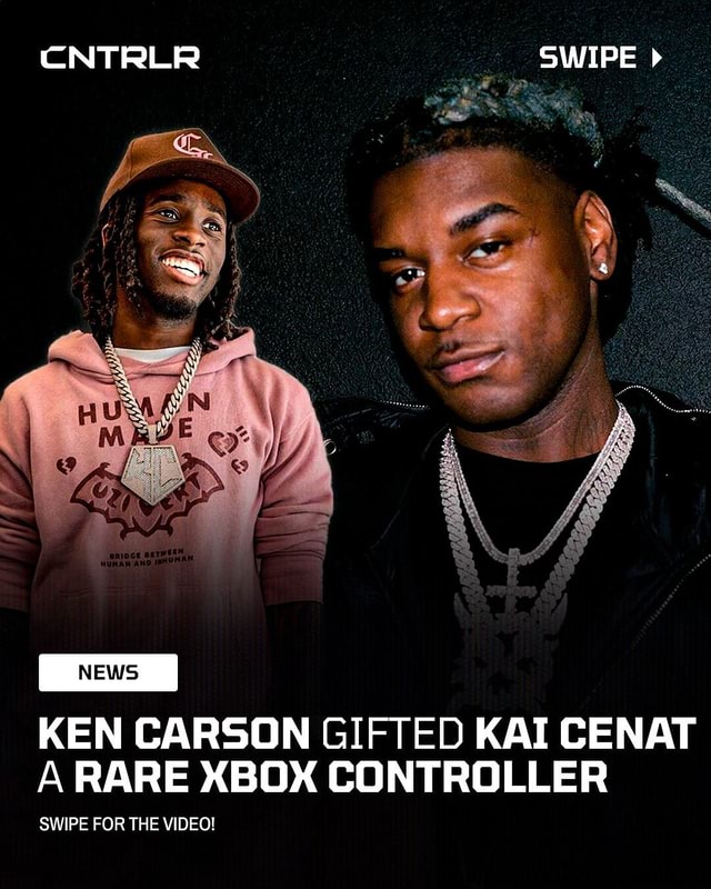 KaiCenat just got gifted one of Xbox Controllers from KenCarson Do you ...
