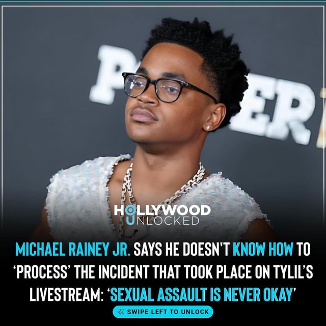 #MichaelRaineyJr breaks his silence about the inappropriate incident ...