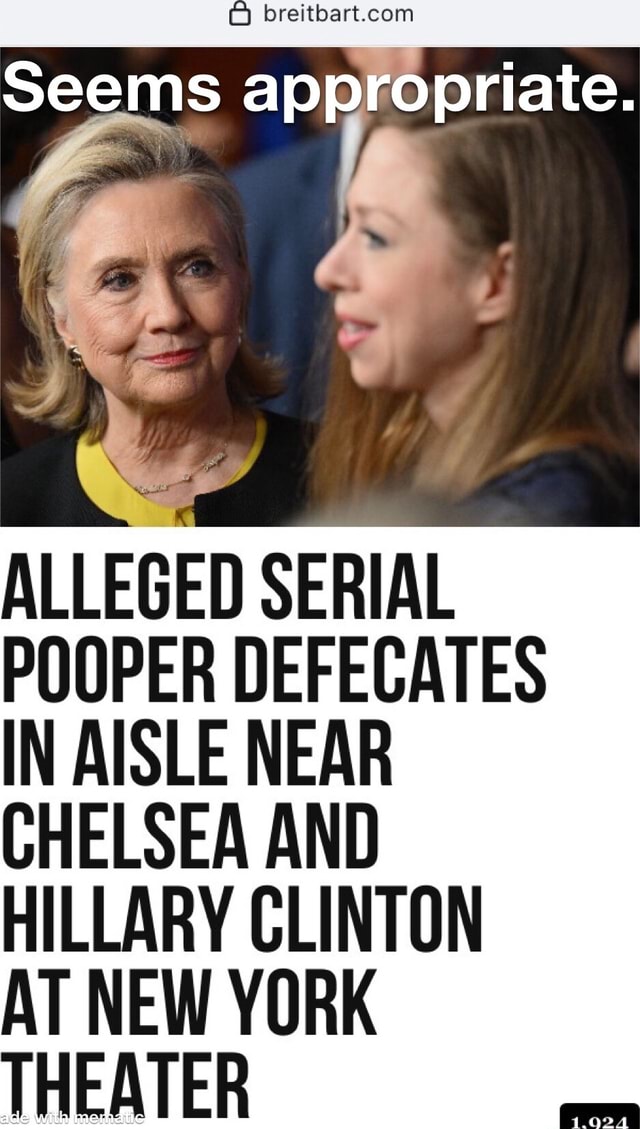 Preitbart.co Seems appropriate. ALLEGED SERIAL POOPER DEFECATES IN ...