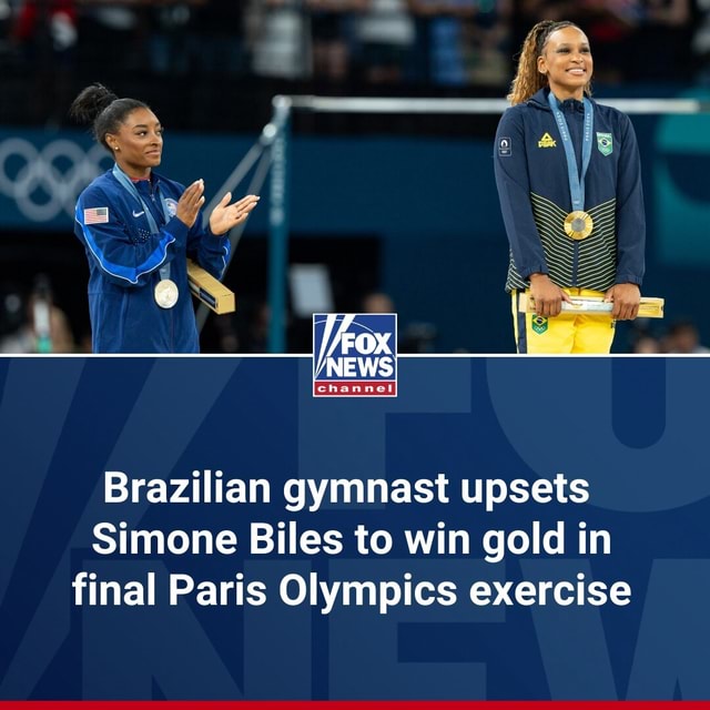 /NEWS Brazilian gymnast upsets Simone Biles to win gold in final Paris ...