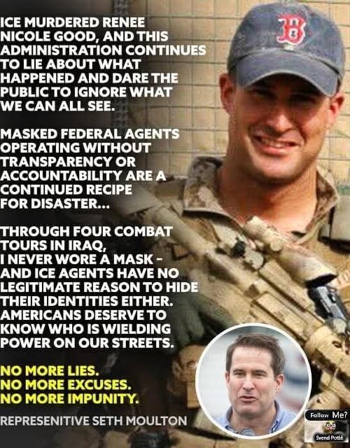 ICE MURDERED RENEE NICOLE GOOD, AND THIS ADMINISTRATION CONTINUES TO ...