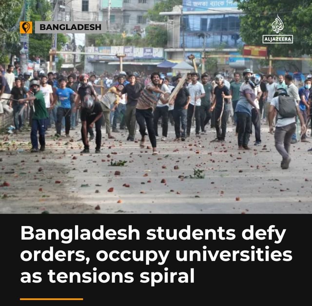 Students and police in Bangladesh are locked in tense standoffs on university campuses across ...