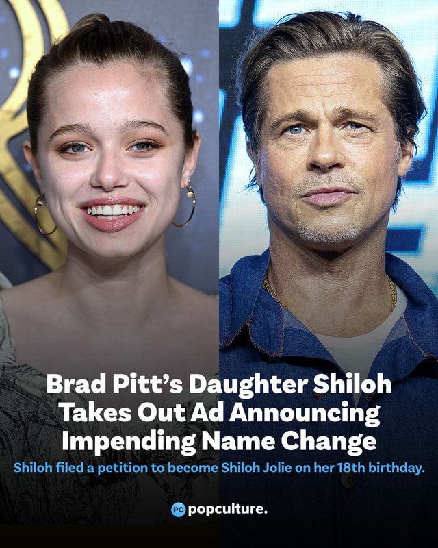Brad Pitts daughter Shiloh JoliePitt is making big steps in her plan to ...