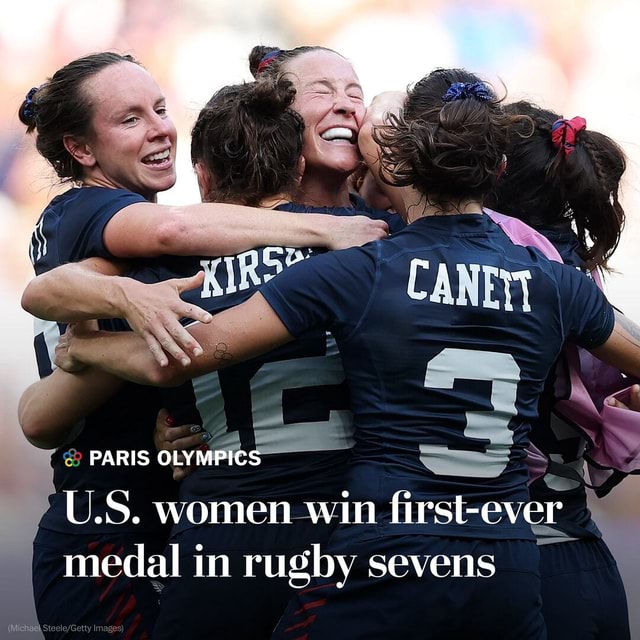 The U.S. women clinched the bronze medal in rugby sevens with a ...