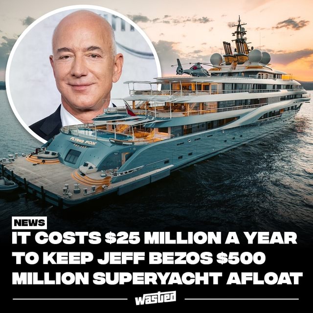 Jeff Bezos’ $500 million superyacht, Koru, is a marvel of maritime ...
