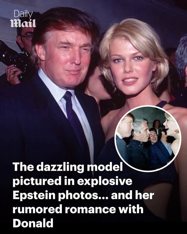 Daily The dazzling model pictured in explosive Epstein photos... and ...