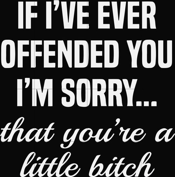 IF We EVER OFFENDED YOU I'M SORRY... that you've a hitthe hitch ...