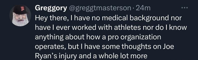 Greggory Hey there, I have no medical background nor have I ever worked ...