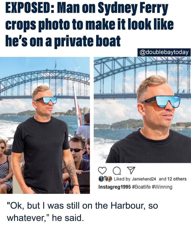 FERRY GATE: A Sydney man known for his meticulously curated Instagram ...