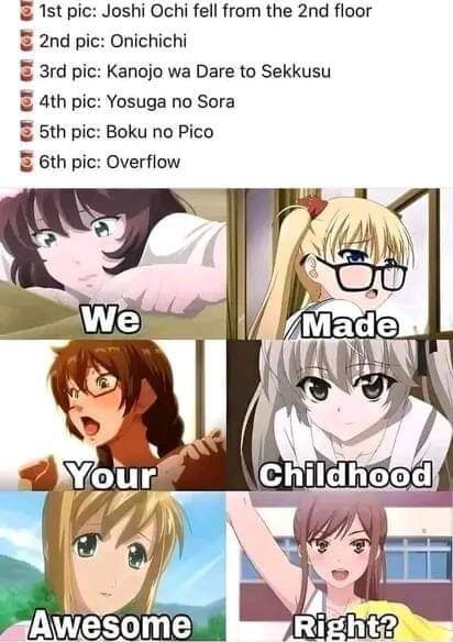 Pic: Joshi Ochi fell from the and floor pic: Onichichi E pic: Kanojo wa ...