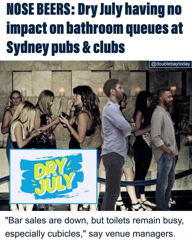 LONG LINES: Restroom queues at Sydney venues were reportedly as long as ...