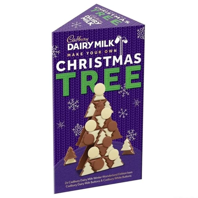 Cadburys dairy milk make your own Christmas tree coming out soon 🤩🎄 ...