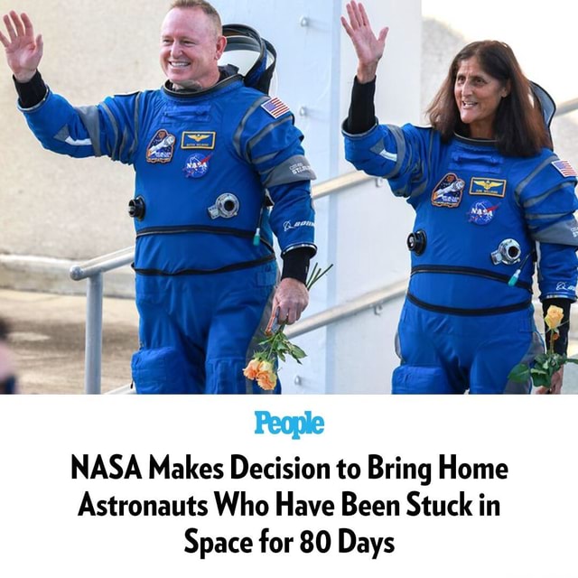 NASA is bringing home astronauts Sunita "Suni" Williams and Barry ...
