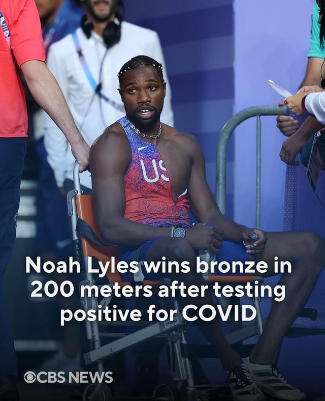 Noah Lyles sought to follow up his gold medal in the 100 meters with a ...