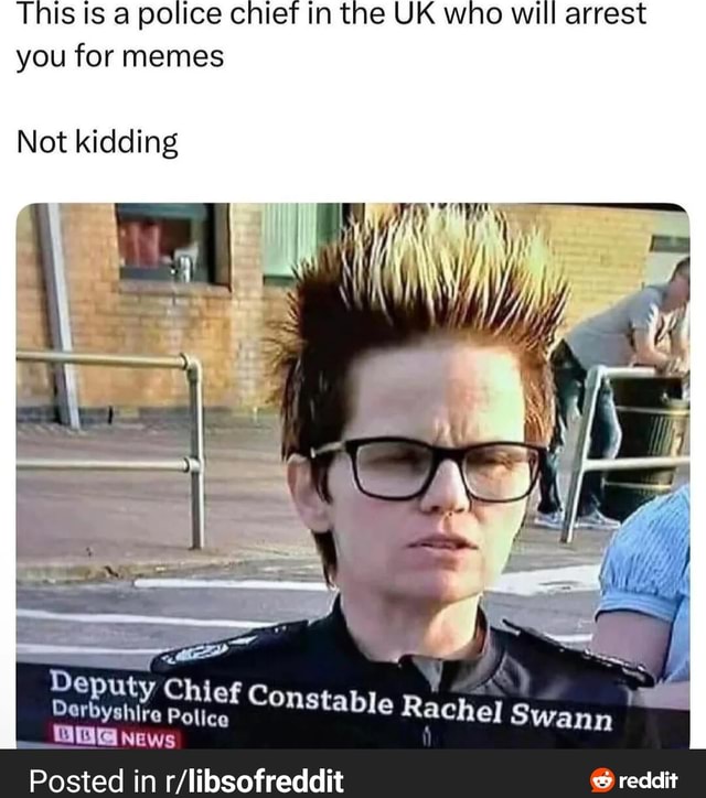 This is a police chief in the UK who will arrest you for memes Not ...