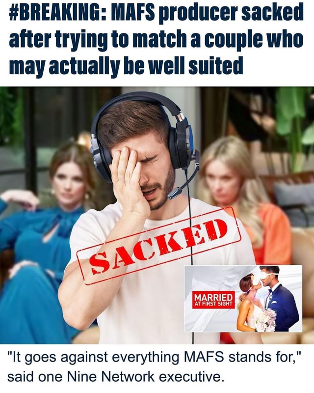 MAFS BOMBSHELL A behind the scenes producer on Married At First Sight ...