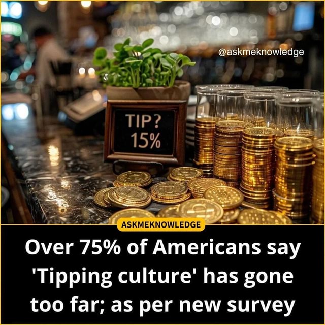 The tipping culture in America has expanded beyond the traditional ...