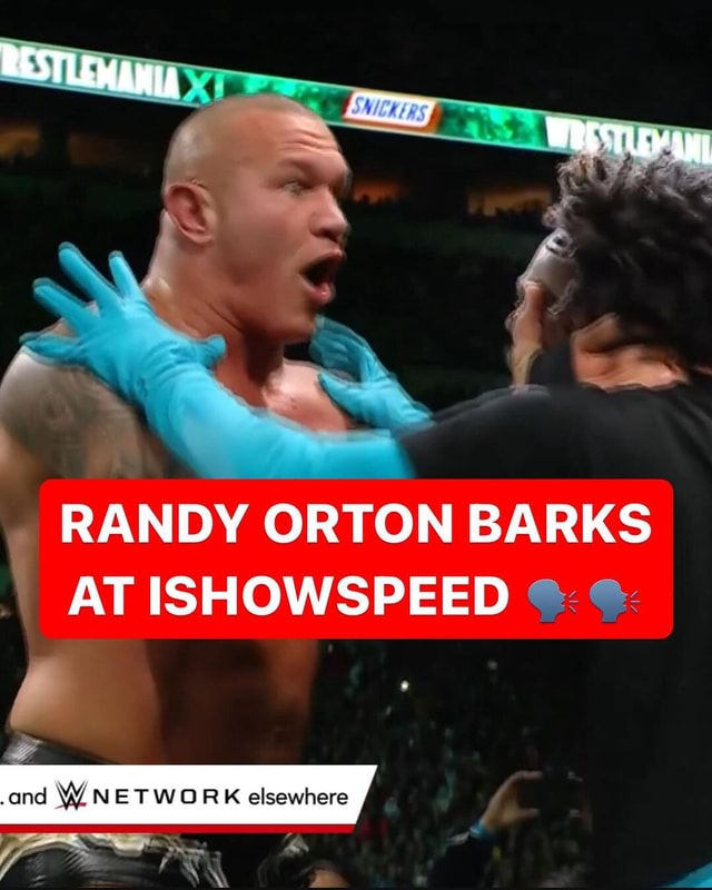 FIRST THE BARK THEN THE RKO!! 😱🗣️ (Via @wwe) - RANDY ORTON BARKS AT ...