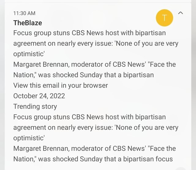 AM TheBlaze Focus group stuns CBS News host with bipartisan agreement ...