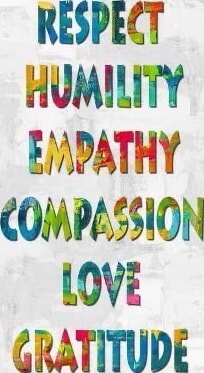 RESPECT HUMILITY EMPATHY COMPASSION LOVE GRATITUDE - America’s best ...