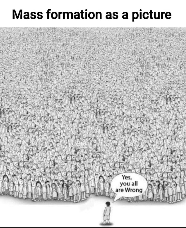 Yes, you all are Wrong (3 Mass formation as a picture - America’s best ...