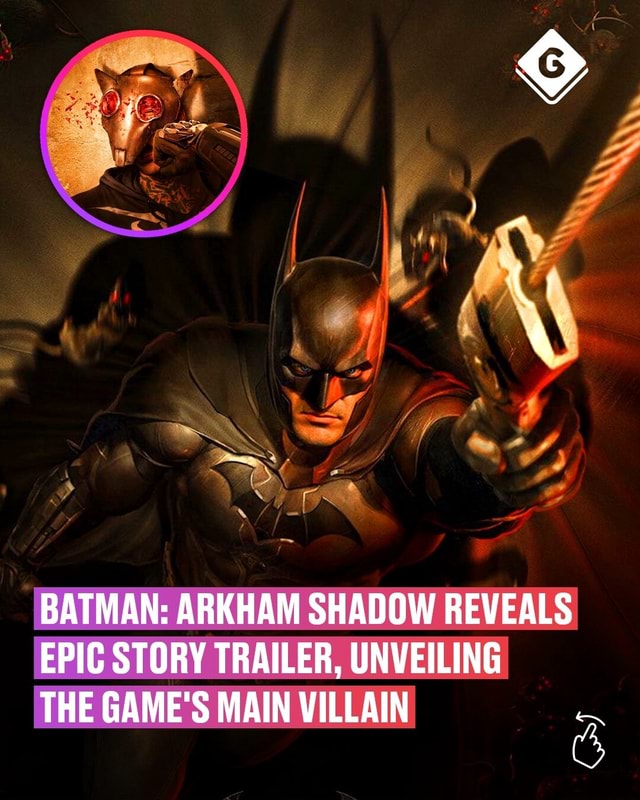 Batman Arkham Shadow looks like a great Batman game Swipe to see the ...