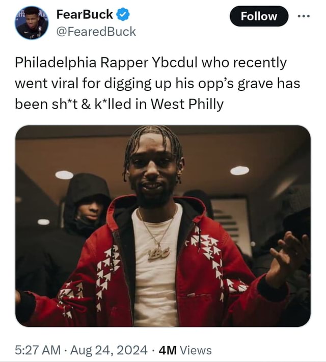'earBuck @FearedBuck Philadelphia Rapper Ybcdul who recently went viral ...