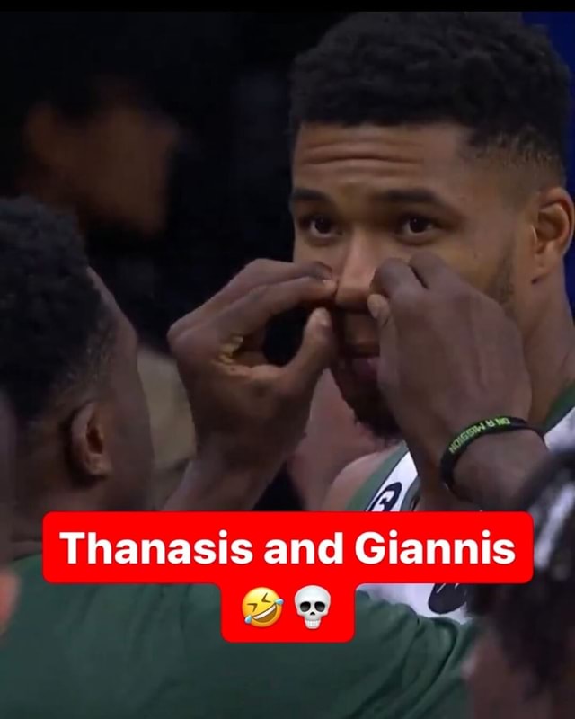 Would you do this for your bro?!? 👃🤧 (via @nba) - Thanasis and Giannis ...