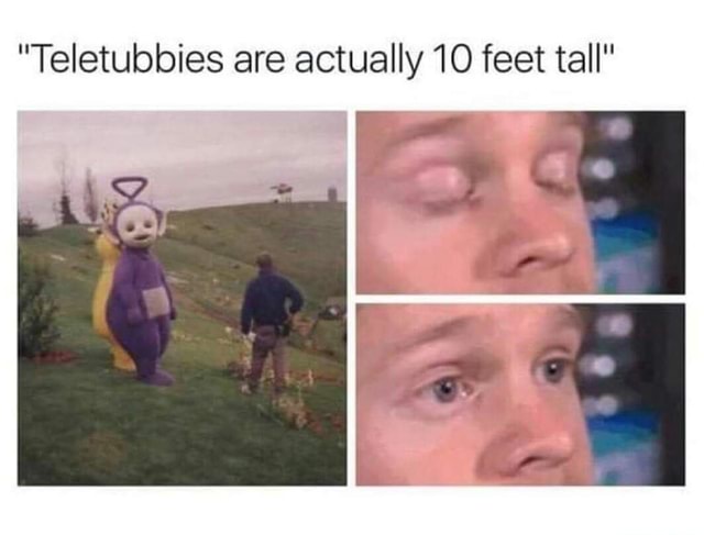 "Teletubbies are actually 10 feet tall" - America’s best pics and videos