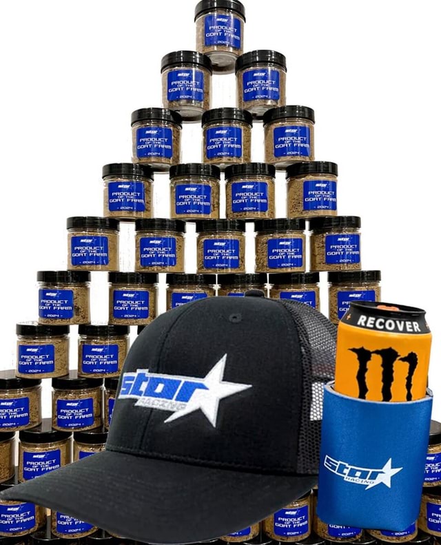 Star Racing Fan Bundle Goat Farm Dirt sample Star Koozies x Star ...
