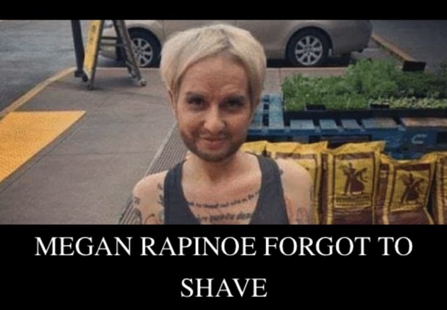 MEGAN RAPINOE FORGOT TO SHAVE - America’s best pics and videos