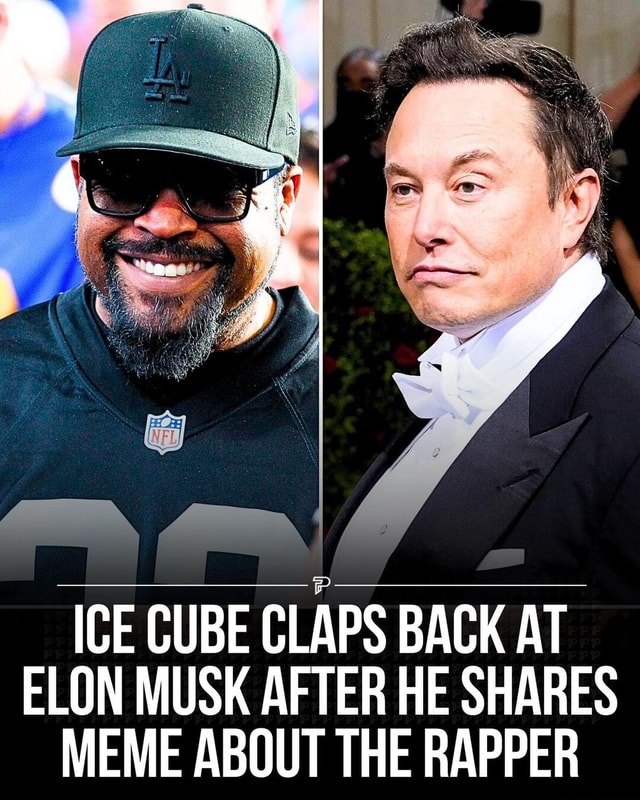 Elon Musk posted an apparently innocent meme joking about Ice Cubes ...