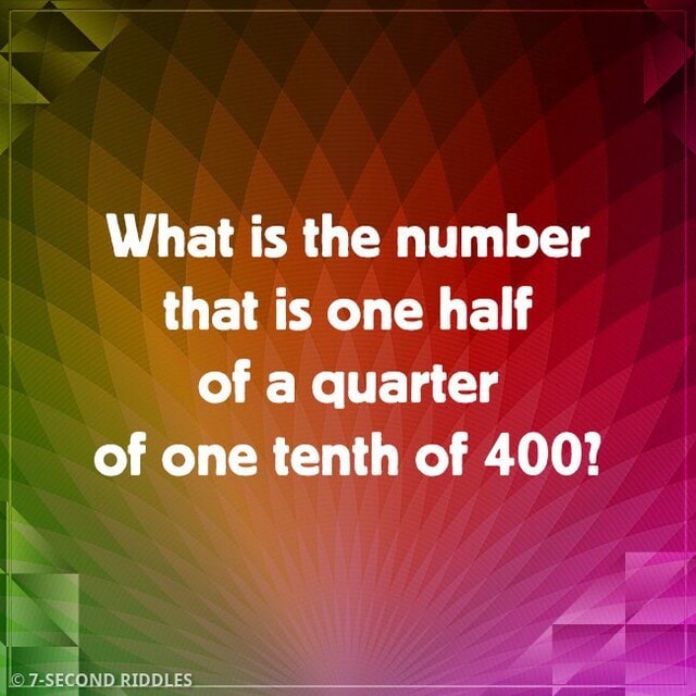 Do you know? 🤔 #riddles #math #brightside - What is the number that is ...