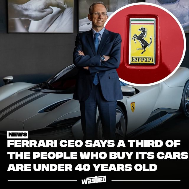 Ferrari’s CEO, Benedetto Vigna, revealed that nearly a third of the ...