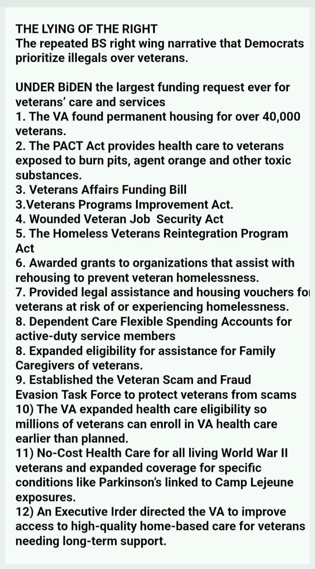 THE LYING OF THE RIGHT The repeated BS right wing narrative that ...