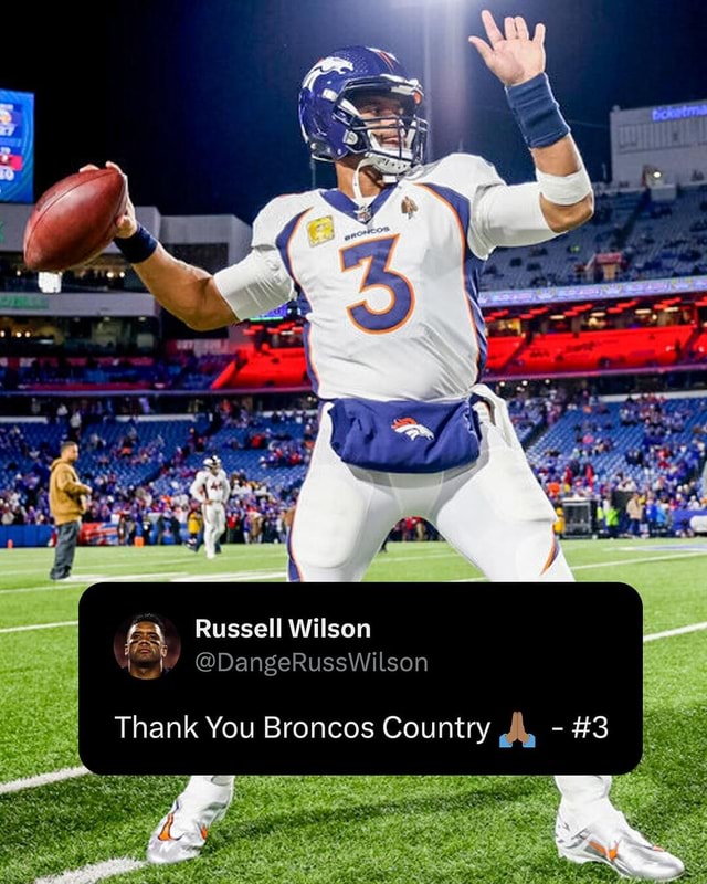 Russ says goodbye to Denver 🤝 (via @dangerusswilson) - Russell Wilson ...