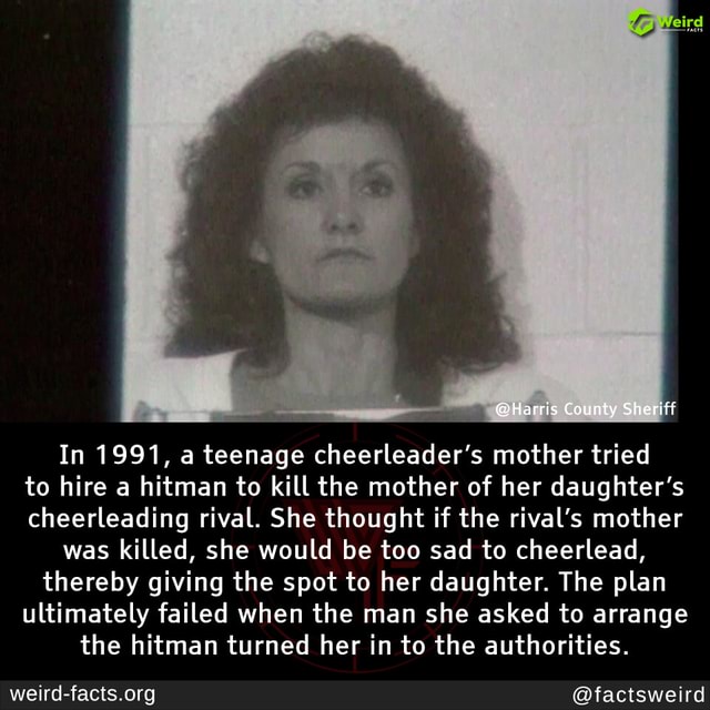 N/A - @Harris County Sheriff In 1991, a teenage cheerleader's mother ...