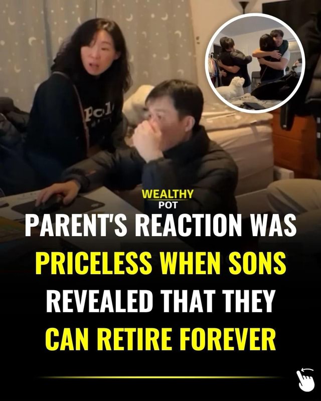 WEALTHY PARENT'S REACTION WAS PRICELESS WHEN SONS REVEALED THAT THEY ...
