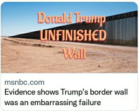 Manbe com Evidence shows Trump's border wall was an embarrassing ...