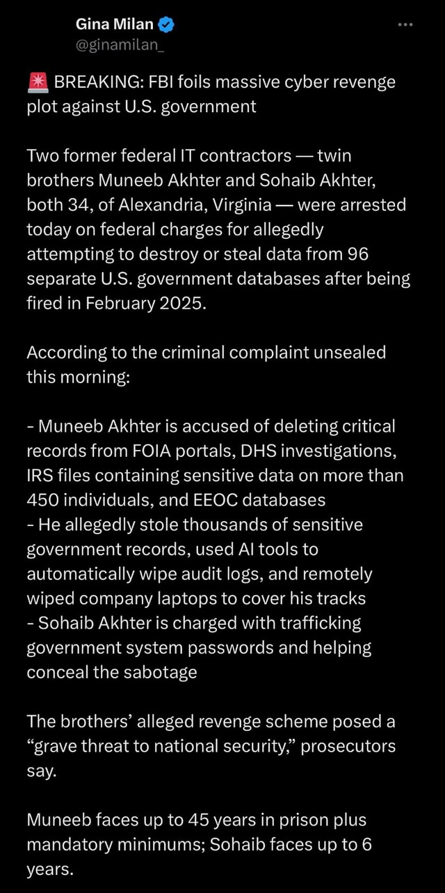 BB BREAKING: FBI foils massive cyber revenge plot against U.S ...