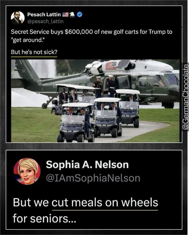 Secret Service buys $600,000 of new golf carts for Trump to "get around ...