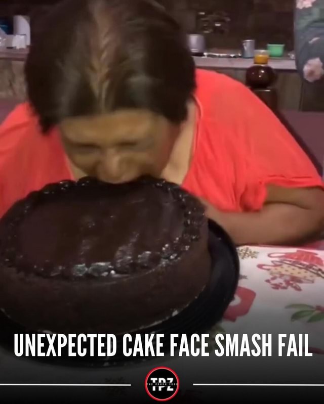 Cake took a bite outta her 😂 #funny #comedy #memes #birthdaycake ...