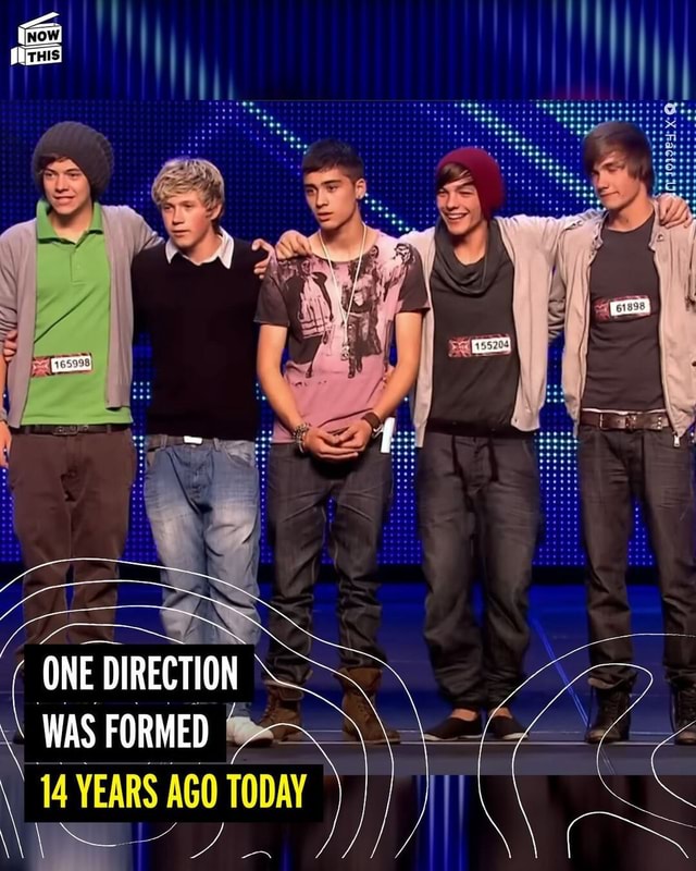 ‘If we could only turn back time…’ 🎵 One Direction was formed 14 years ...
